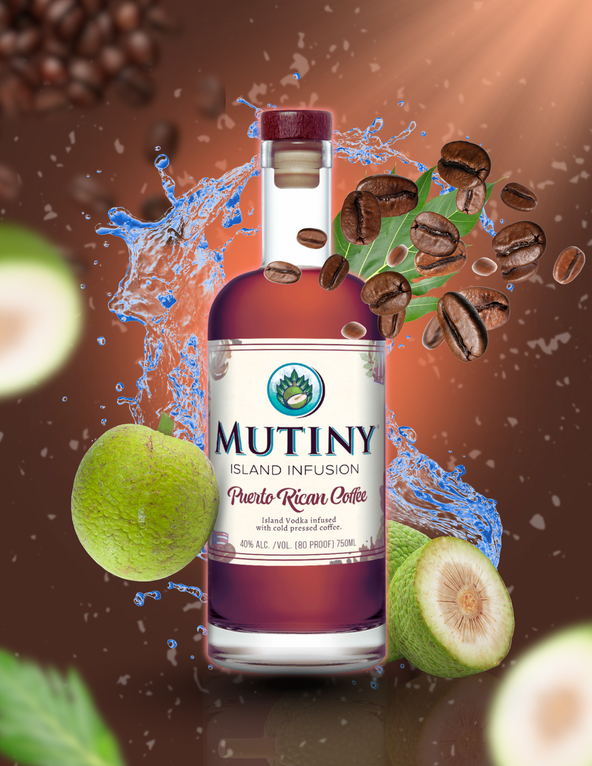 Puerto Rican Coffee Mutiny Island Infusion – Mutiny Island Vodka®